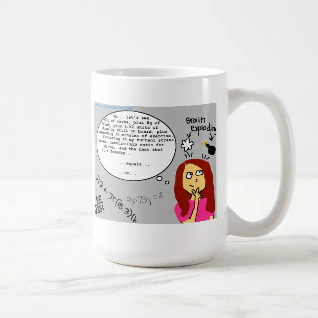Diabetes Math Mug | Zazzle