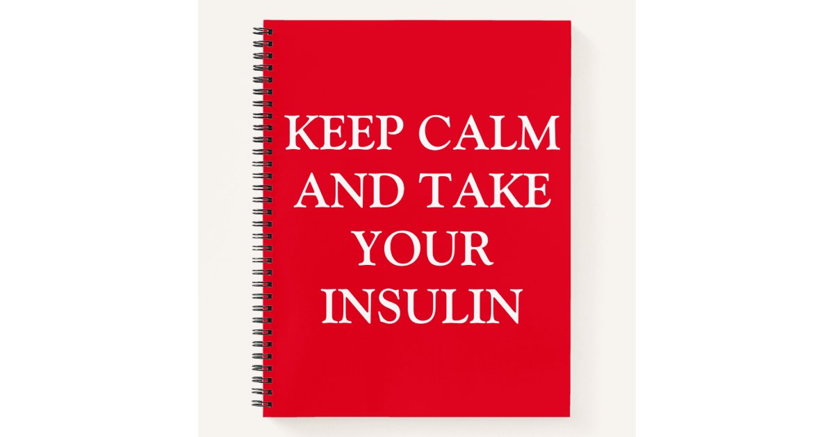 Diabetes notebook | Zazzle