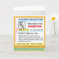 DIABETES RX Prescription for Health Get Well Card | Zazzle