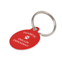 Diabetic Medical Alert Pet Tag | Zazzle