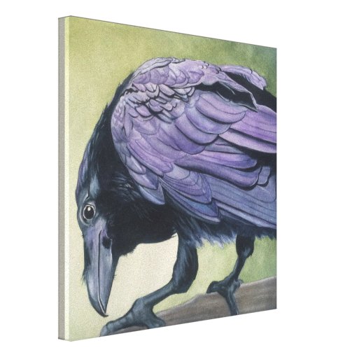 Diablo The Raven Black Crow Living Room Wall Decor | Zazzle