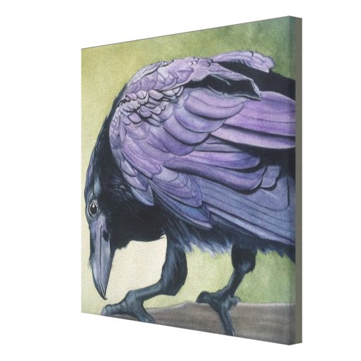 Diablo The Raven Black Crow Living Room Wall Decor | Zazzle