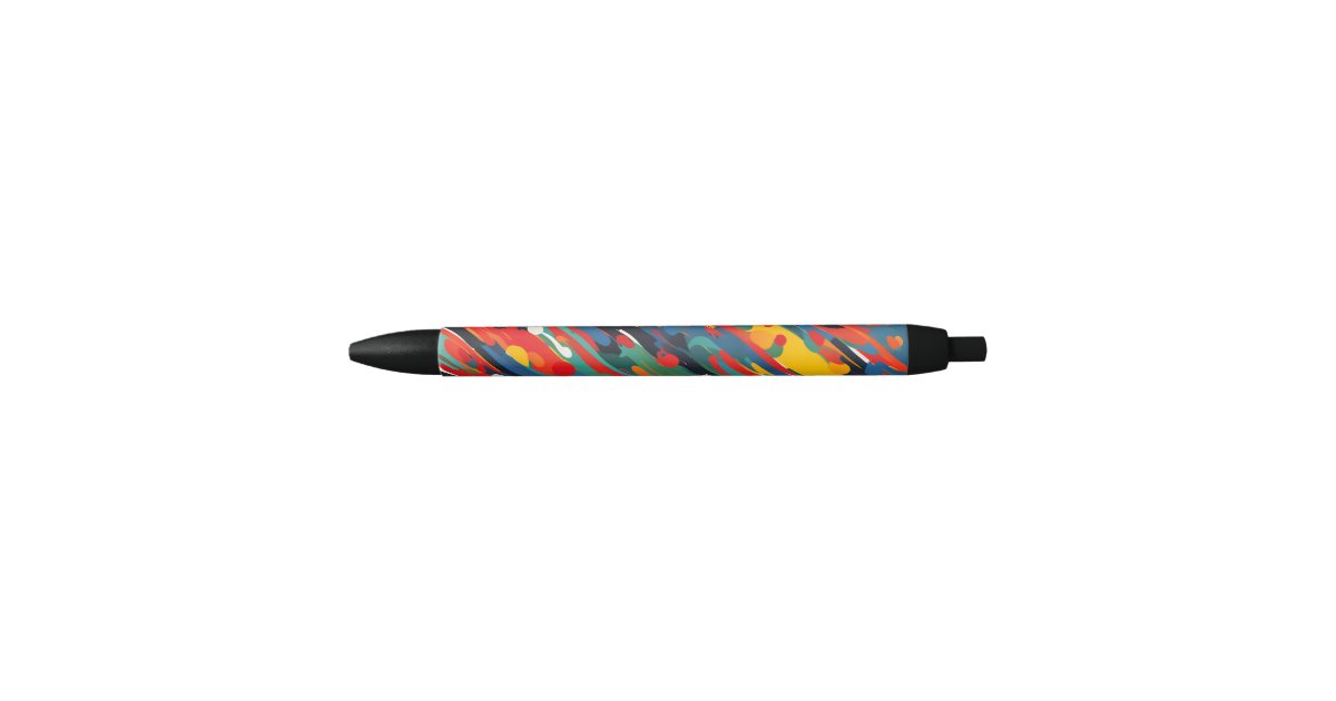 Diagonal Paint Splash Pen | Zazzle