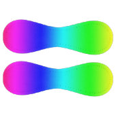 Diagonal Rainbow Gradient Softball | Zazzle