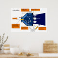 Diagram of an Ion Propulsion System Engine Poster | Zazzle