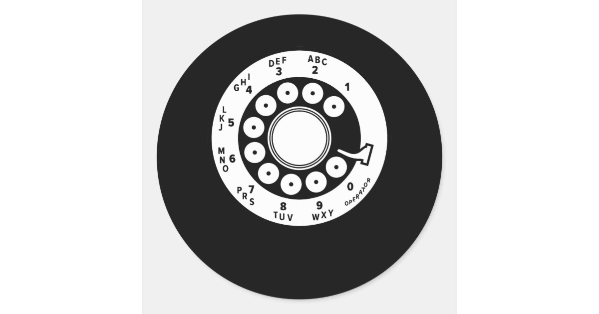 Dial Plate Rotary Dial Phone Vintage Telephone Lan Classic Round ...
