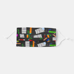 Dialysis Face Mask Dark Grey | Zazzle