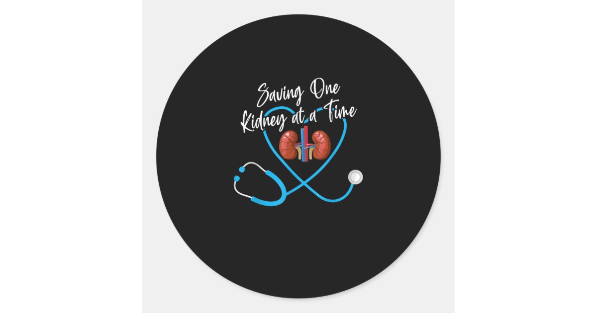Dialysis Nurse Nephrology Kidney Disease Failure N Classic Round ...