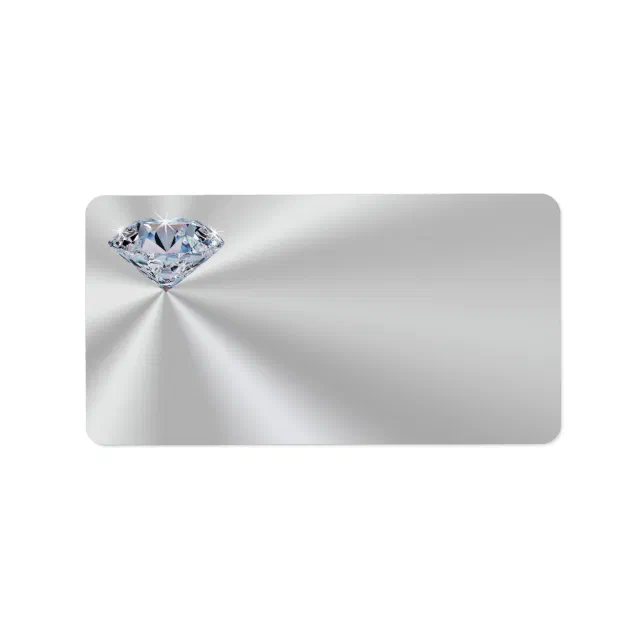 Diamond Address Labels or Large Return Labels | Zazzle