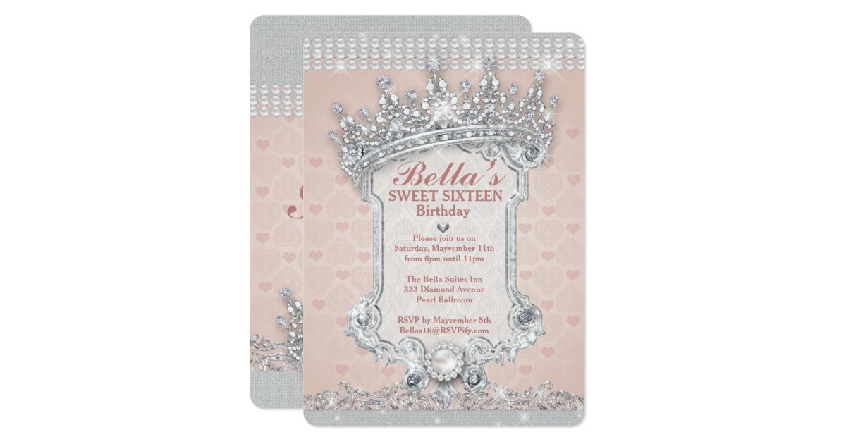Diamond and Bling Party Invitations | Zazzle.com