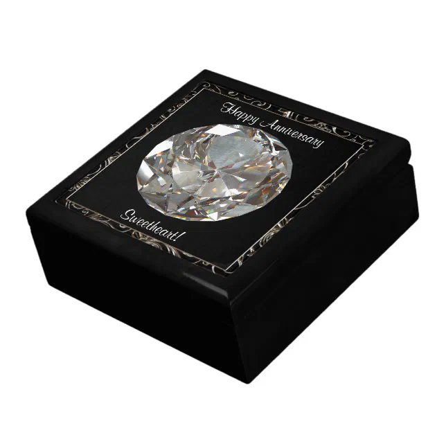 Diamond Anniversary Gift Box | Zazzle