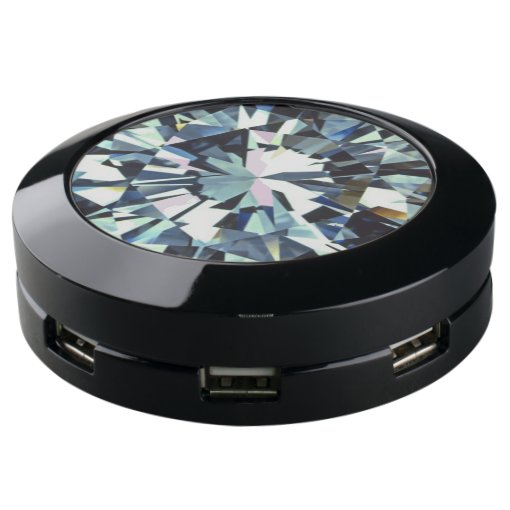 Diamond Charge Hub USB | Zazzle
