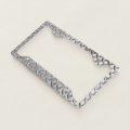 Diamond Cut Pattern Look Metal Plate License Plate Frame | Zazzle