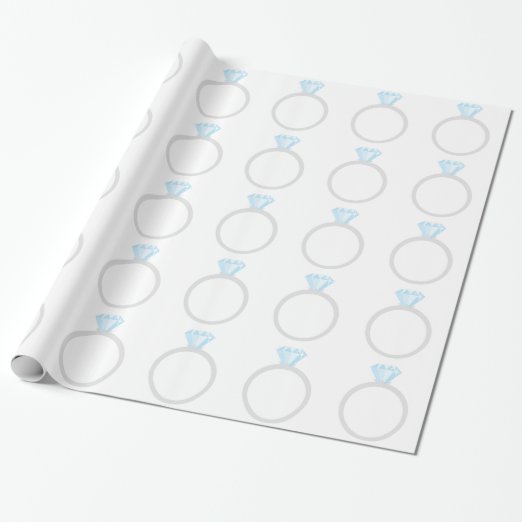 Engagement Wrapping Paper | Zazzle