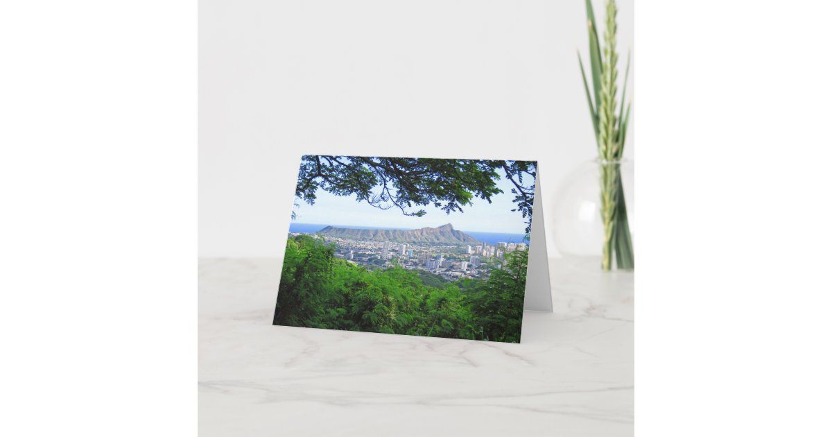 Diamond Head Card | Zazzle