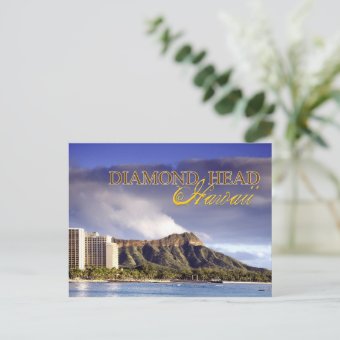 Diamond Head, Honolulu, Hawaii Postcard | Zazzle