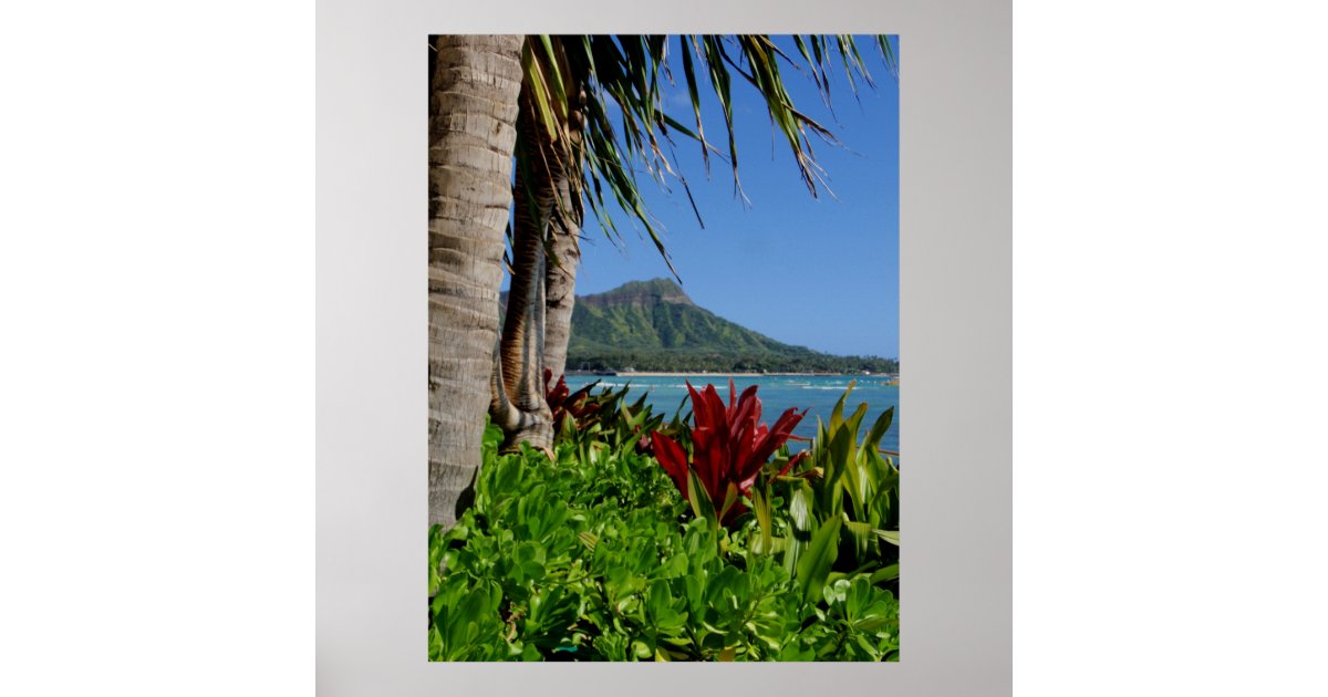 Diamond Head, Honolulu, Hawaii Poster | Zazzle
