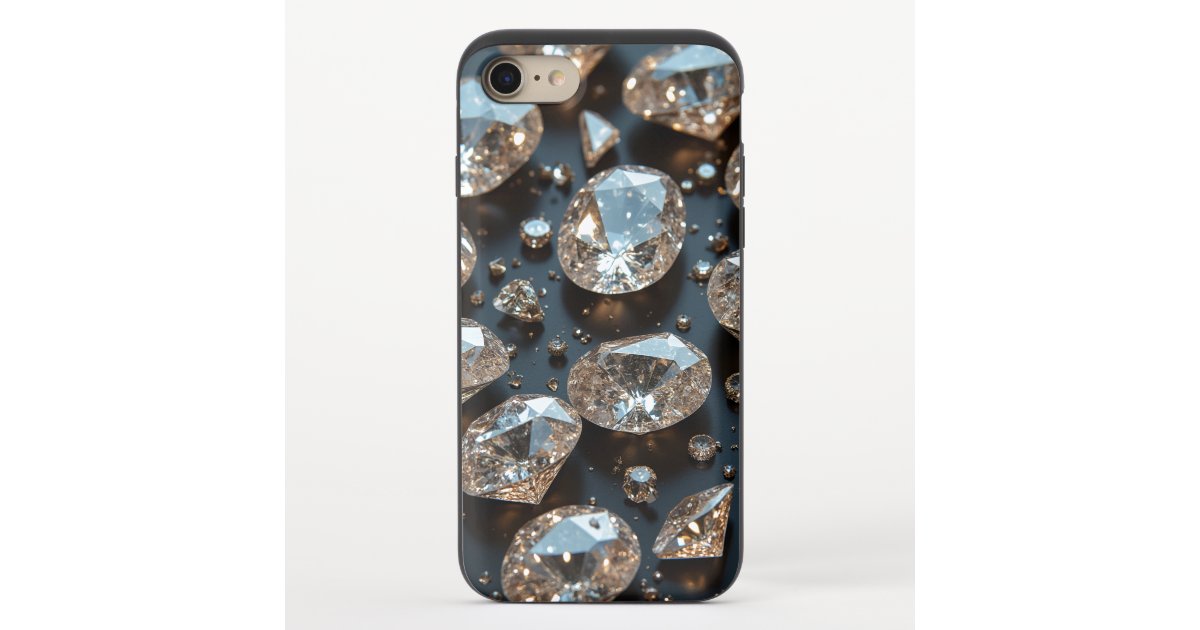 Diamond iPhone Case looks real diamond luxury | Zazzle