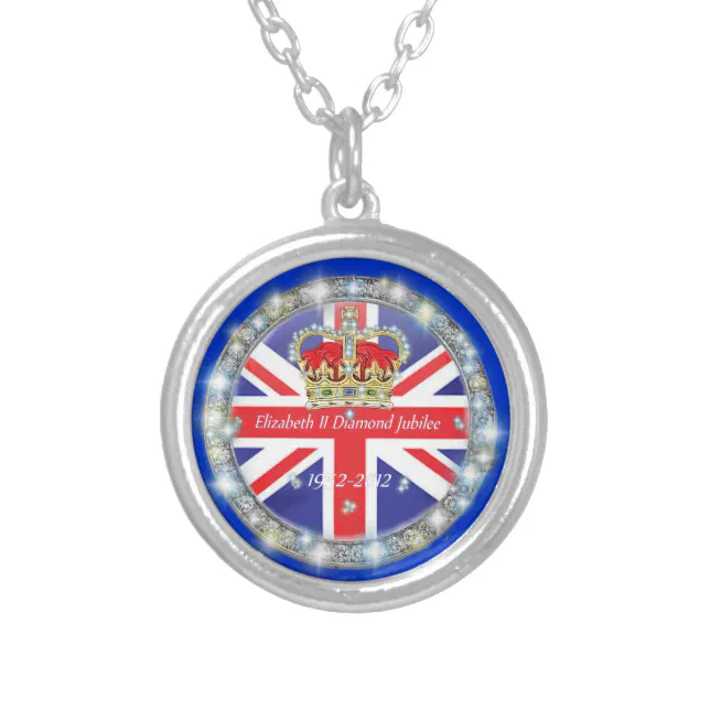 Diamond Jubilee Commemorative Necklace | Zazzle