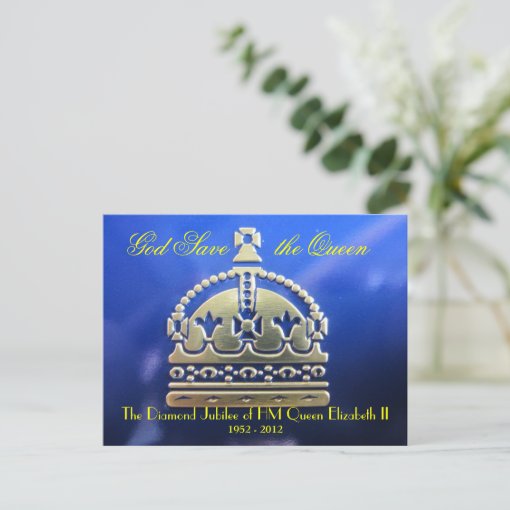 Diamond Jubilee Postcard | Zazzle