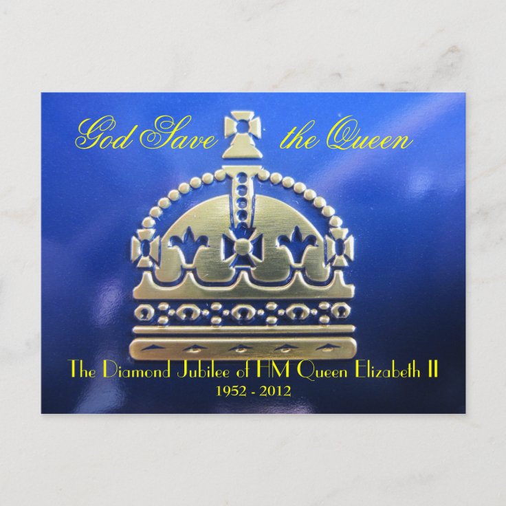 Diamond Jubilee Postcard | Zazzle
