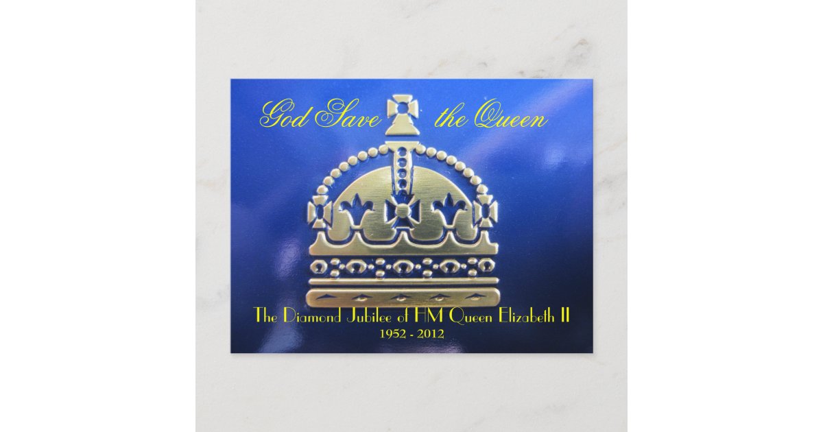 Diamond Jubilee Postcard | Zazzle