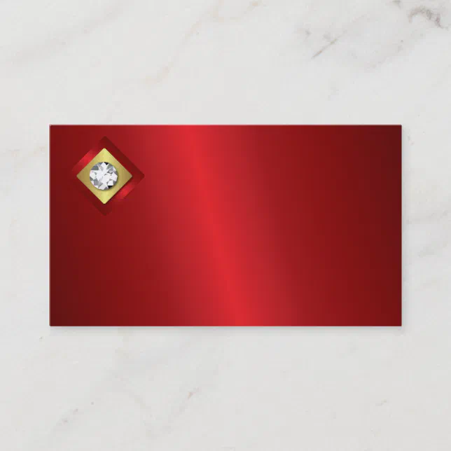 Diamond Logo Business Card | Zazzle