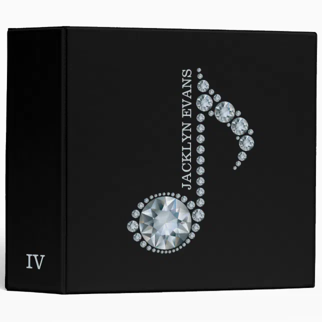Diamond Note 3 Ring Binder | Zazzle