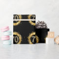 Diamond Number 70 Glitter Bling Confetti | gold Wrapping Paper | Zazzle