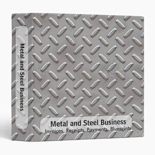Diamond Plate Business Binder | Zazzle
