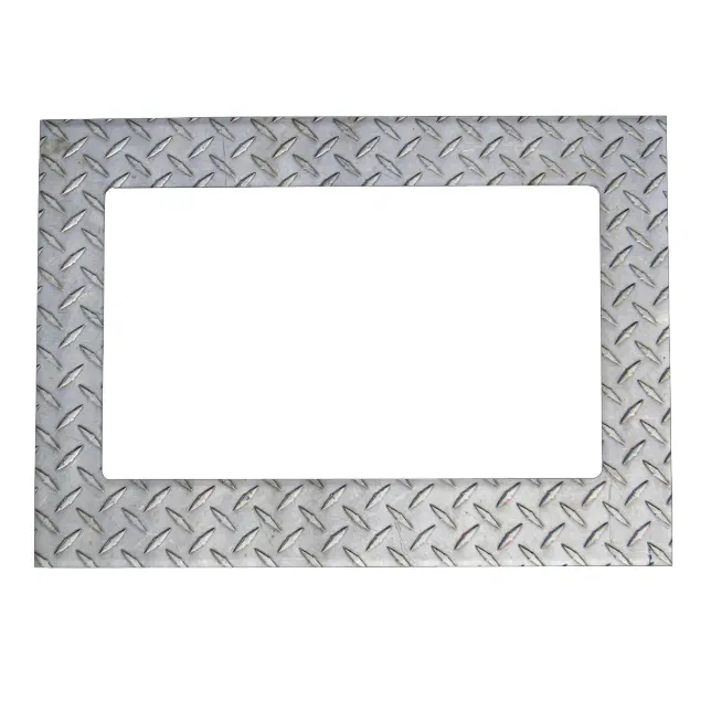 Diamond Plate Design 5x7 Magnetic Frame | Zazzle