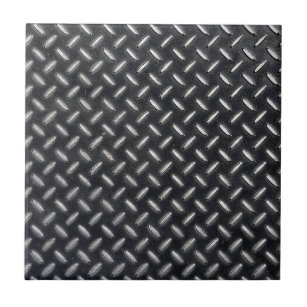 Diamond Plate Decorative Ceramic Tiles | Zazzle