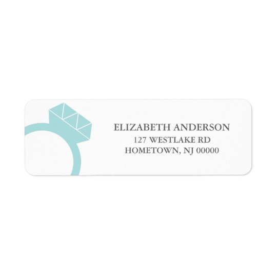 Custom bridal shower labels with wine stain rings | Zazzle.com
