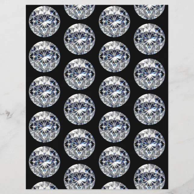 Diamond Scrapbook Paper | Zazzle