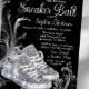 Diamond Sneaker Ball Birthday Party Invitation | Zazzle