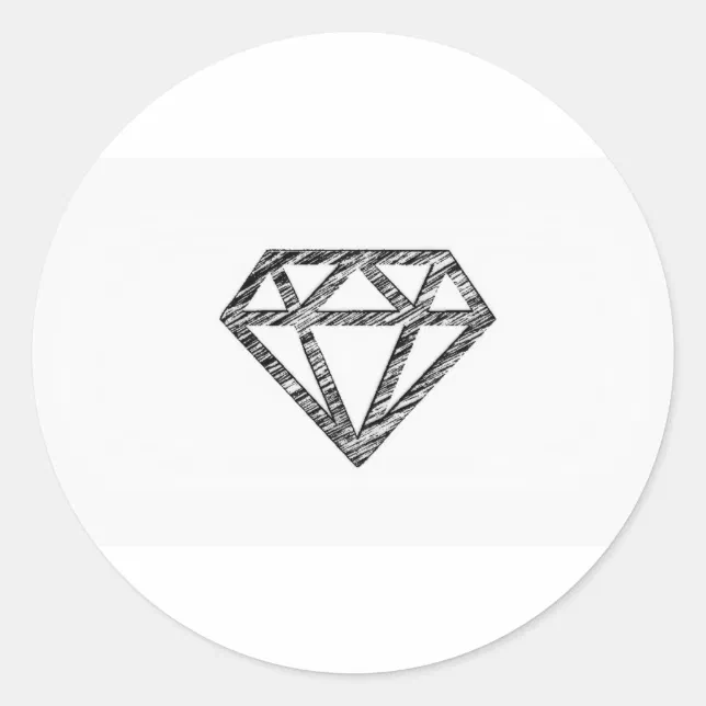 Diamond sticker | Zazzle