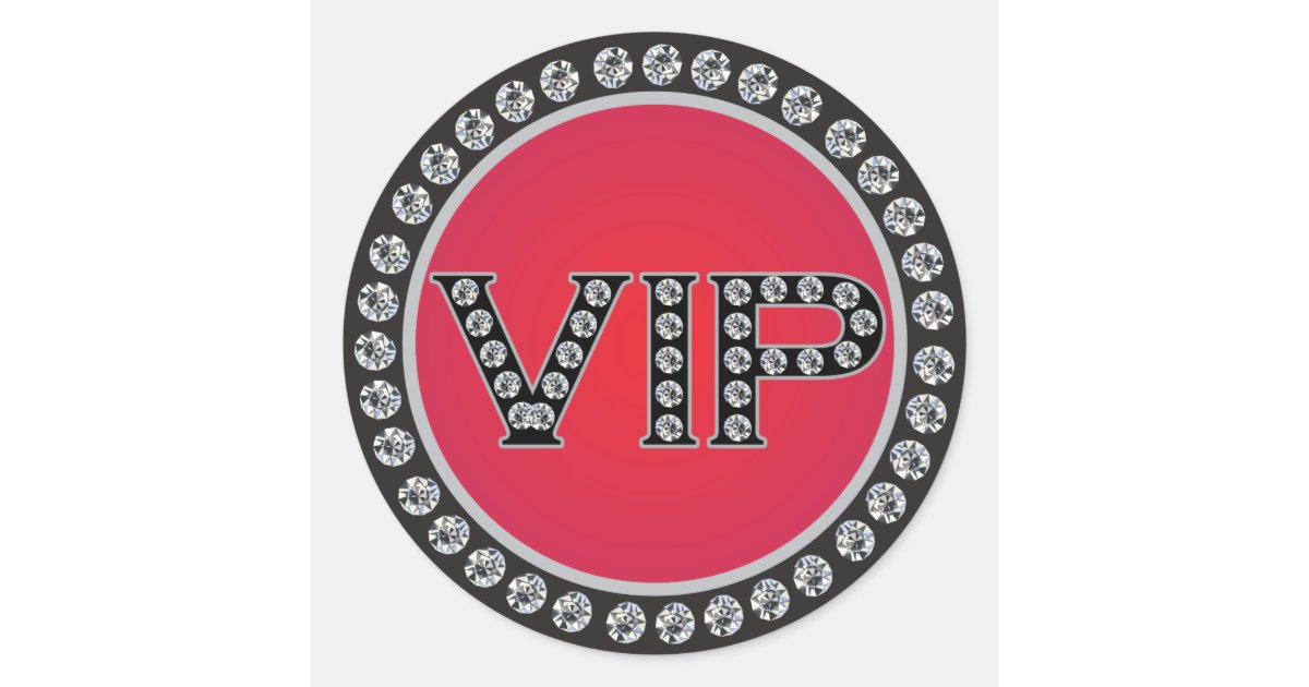 Diamond VIP Stickers | Zazzle
