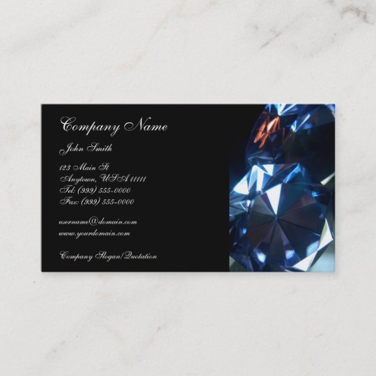 Diamonds Business Card | Zazzle.com