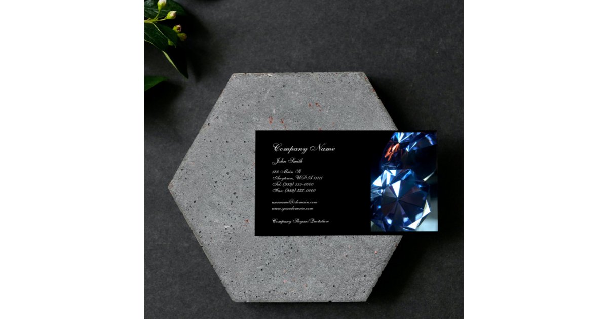 Diamonds Business Card | Zazzle