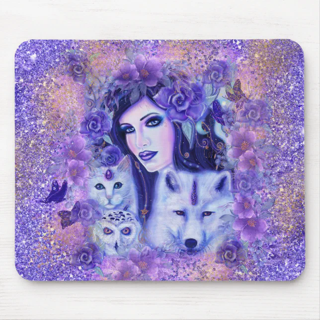 Diana goddess art by Renee Mouse Pad | Zazzle