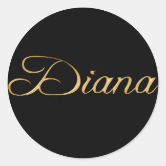 Diana Name Stickers | Zazzle