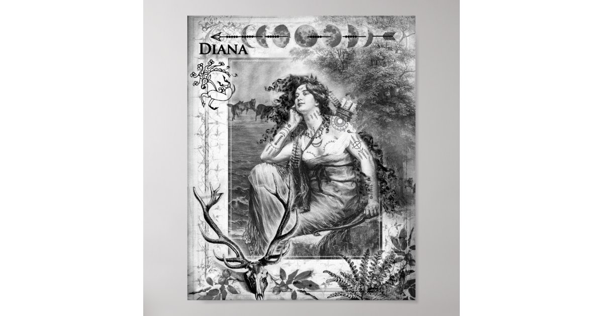 Diana the Huntress Poster | Zazzle