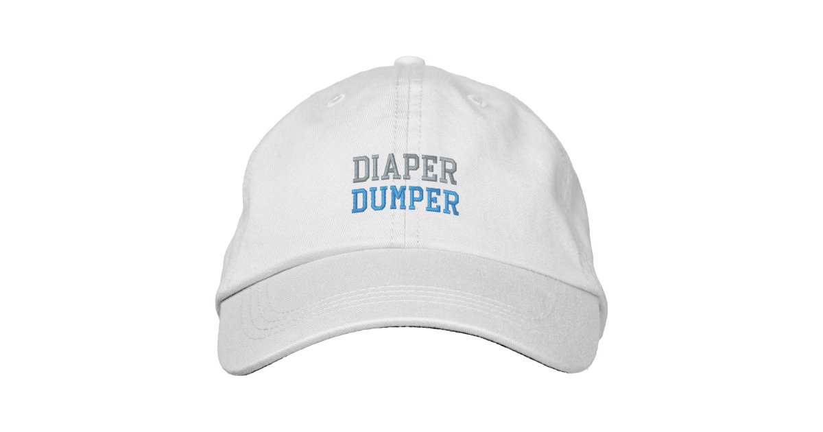 DIAPER DUMPER cap | Zazzle