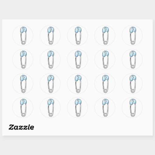 Diaper PIn stickers | Zazzle