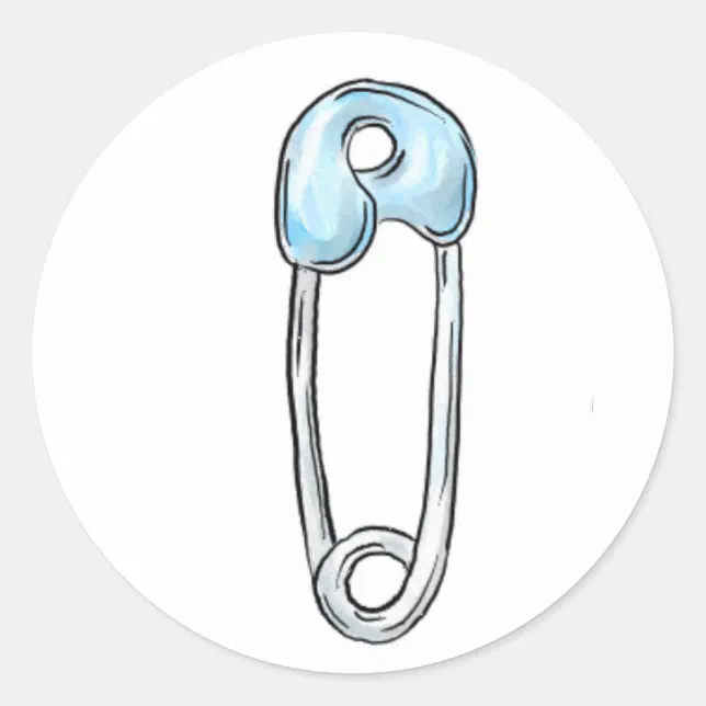 Diaper PIn stickers | Zazzle