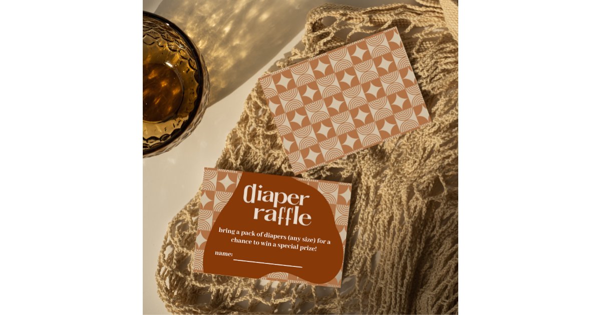 diaper raffle baby shower invitation | Zazzle
