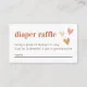 Diaper Raffle Baby Shower Invitation Insert Card | Zazzle
