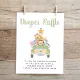 Diaper Raffle Drop Off Safari Baby Shower Sign | Zazzle