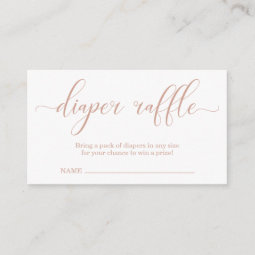 Diaper Raffle Insert for Baby Shower Invitation | Zazzle