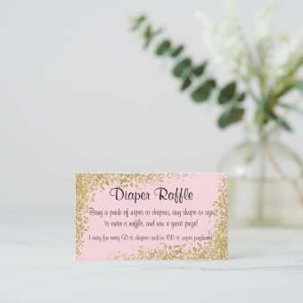 Diaper Raffle Invitation Insert | Zazzle